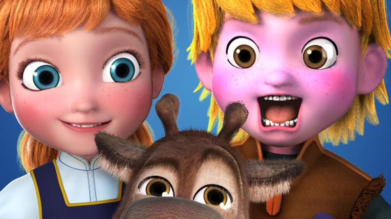 Anna Kris Sven frozen characters 3d model | Best Of 3d Models